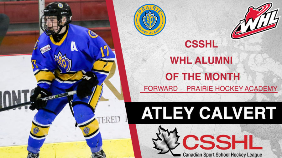 Calvert Named February CSSHL WHL Alumni of the Month - Canadian Sport ...