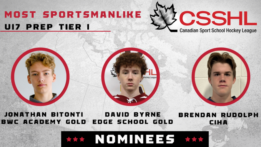 CSSHL Announces Most Sportsmanlike Nominees - Canadian Sport School ...