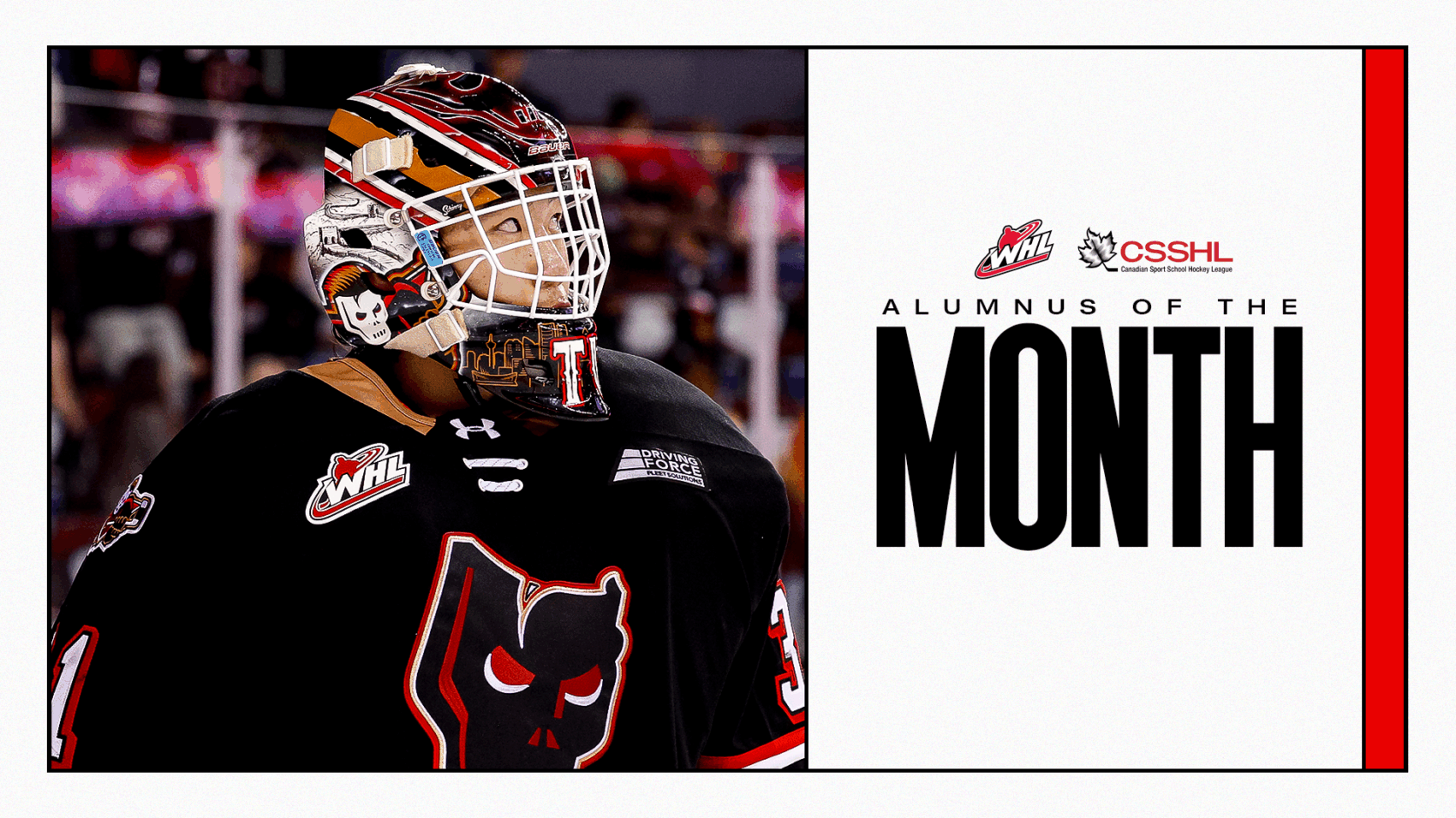 Tu Named September/October CSSHL WHL Alumni of the Month | Canadian ...