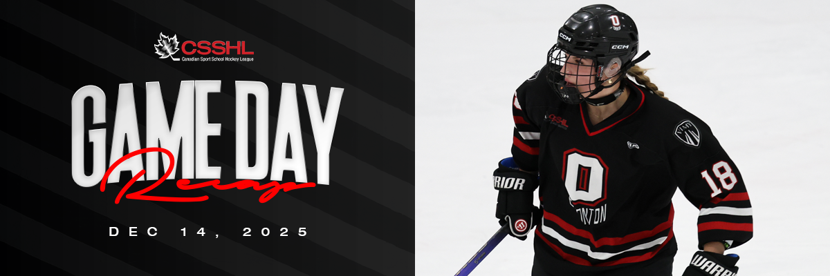 GAME DAY RECAP: December 14, 2025 | Canadian Sport School Hockey League