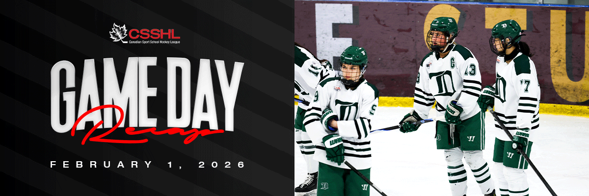 GAME DAY RECAP: February 1, 2026 | Canadian Sport School Hockey League